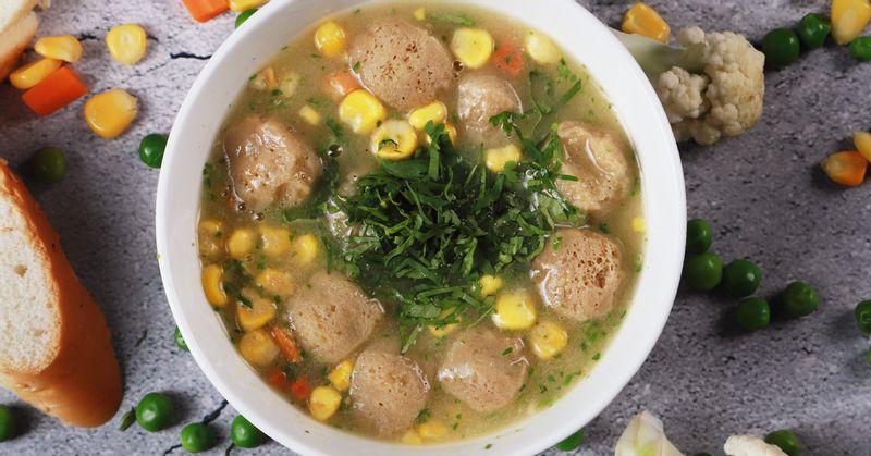 Soya Vegetable Soup - Kunal Kapur