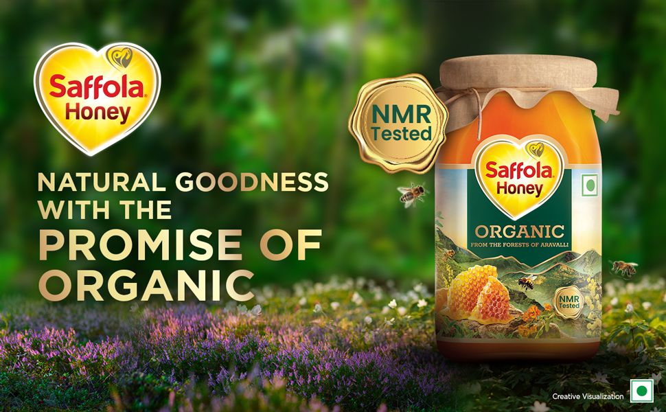 Buy Saffola Wild Forest Organic Honey 500g - Saffola Stores